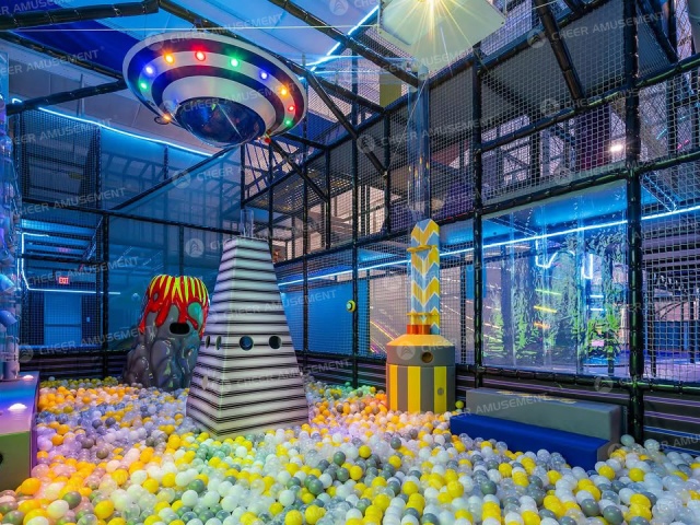 Comprehensive Indoor Playground Toddler Zone Space